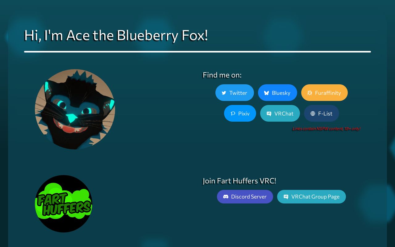 Ace the BlueBerryFox!
